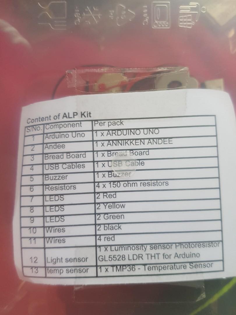 Arduino uno anniken andee set, Computers & Tech, Parts & Accessories ...