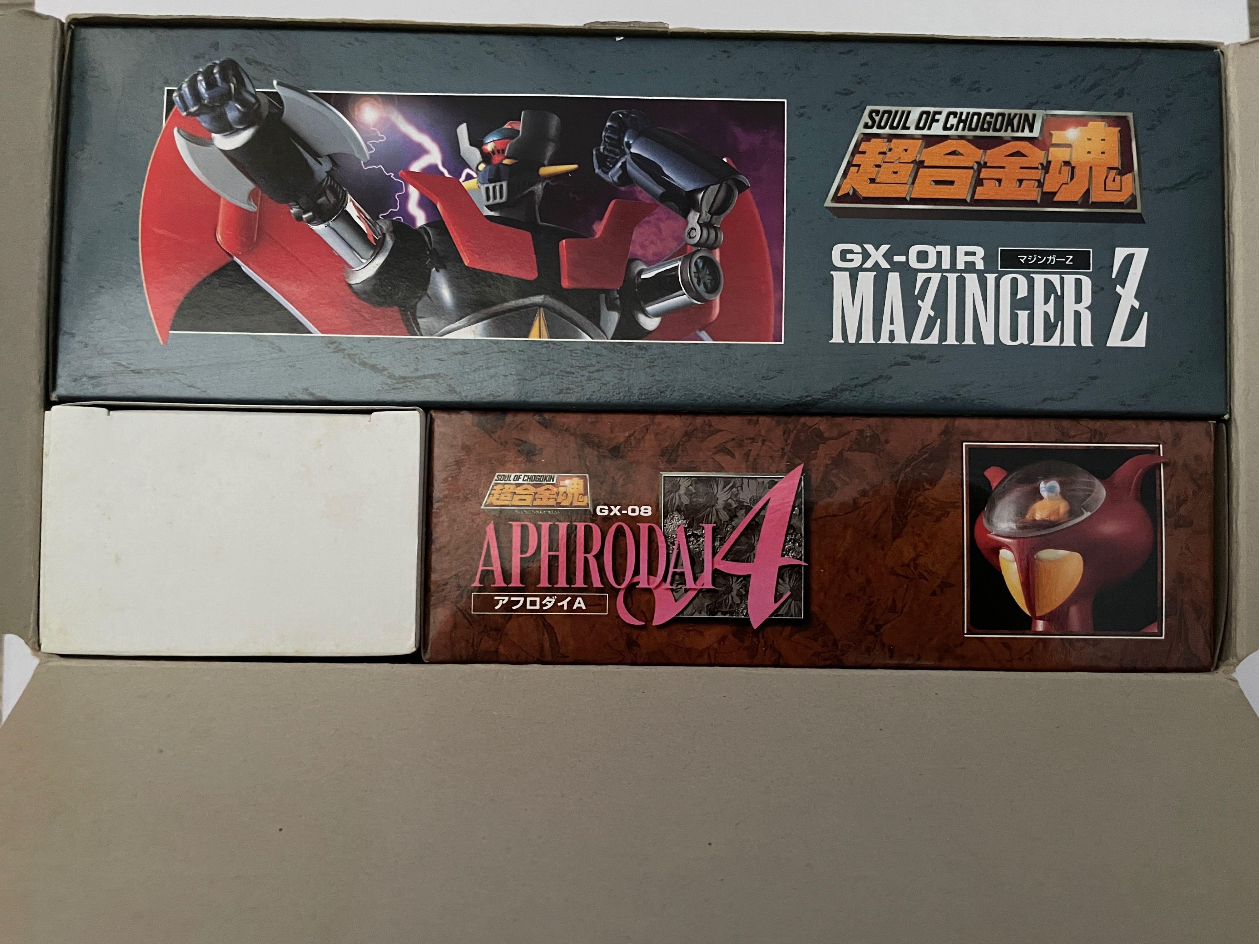 Bandai Soul Of Chogokin SOC Double Pack GX-01R GX-08 Mazinger Z Aphrodai A, Hobbies & Toys, Toys ...