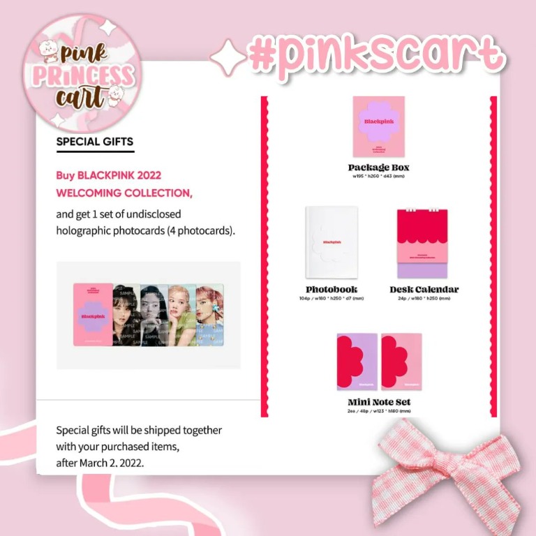 Blackpink welcoming collection 2022, Hobbies & Toys, Memorabilia & Collectibles, K-Wave on Carousell