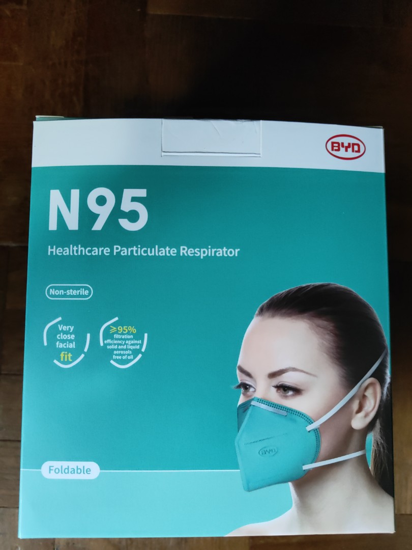 BYD N95, Health & Nutrition, Face Masks & Face Shields on Carousell