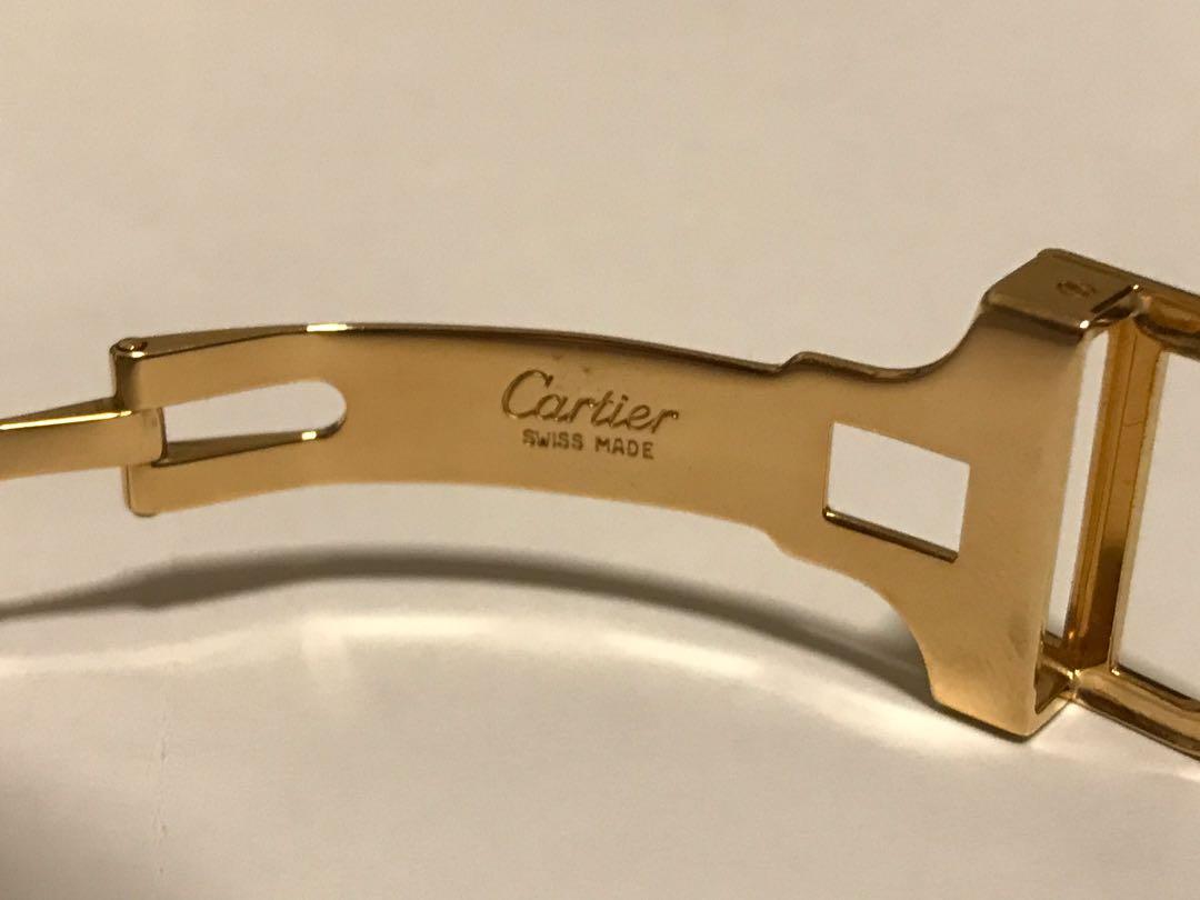 Cartier 18k gold deployant clasp, Luxury, Watches on Carousell