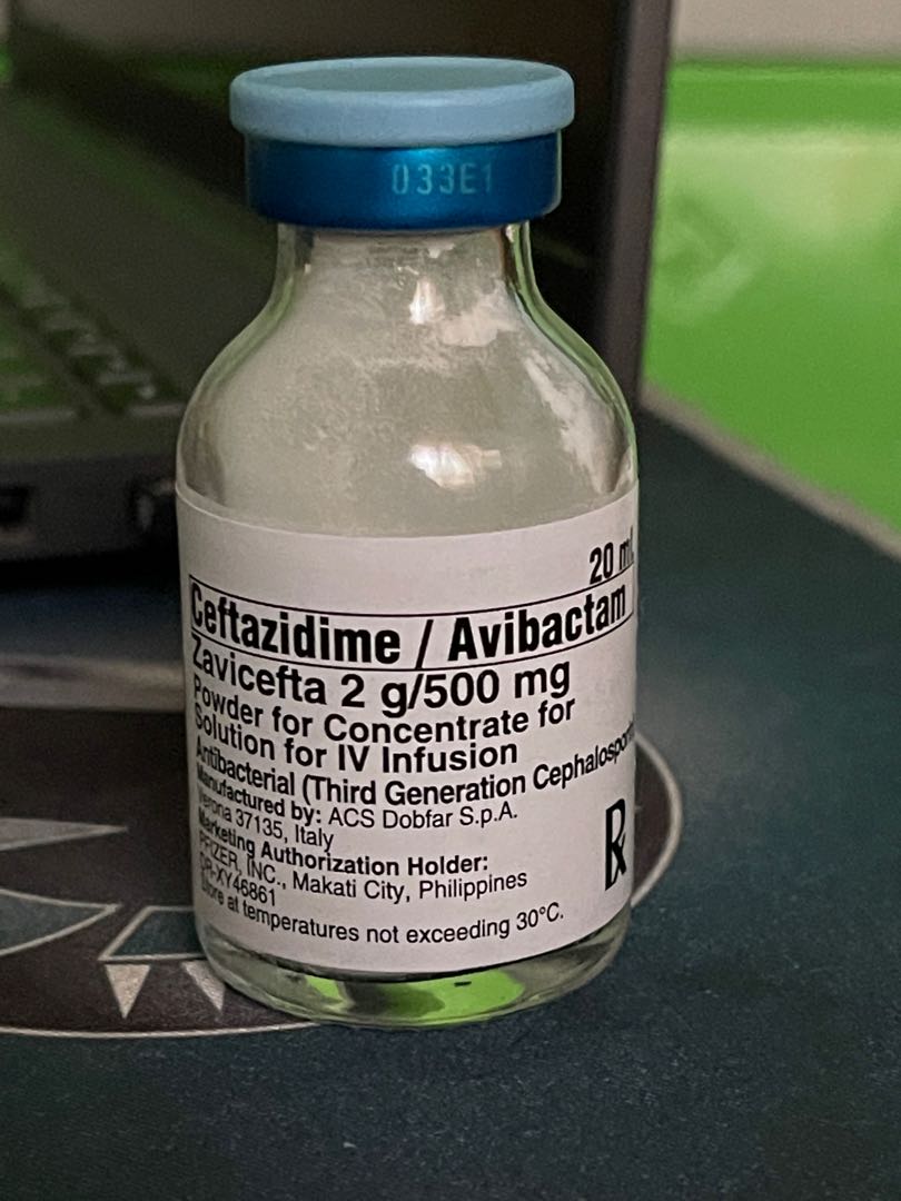 Ceftazidime/ Avibactam 2g/500mg, Health & Nutrition, Health Supplements ...
