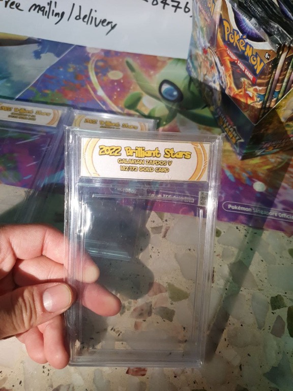 Pokemon Customisable Slab Label, Hobbies & Toys, Toys & Games on Carousell