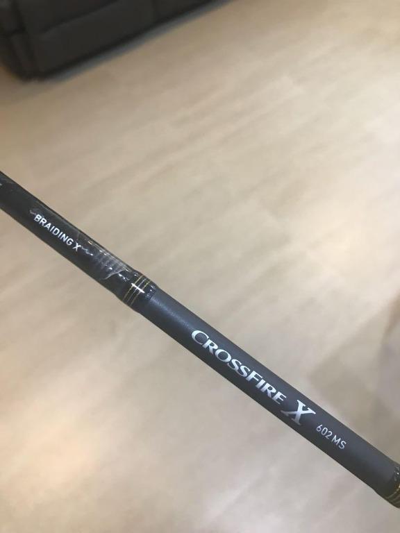 Daiwa CrossFire X Spinning Rod 602 MS (2 piece), Sports Equipment, Fishing on Carousell