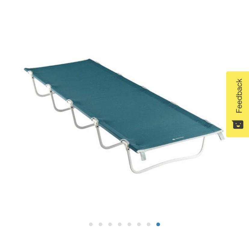 Decathlon QUECHUA CAMP BED - 60 CM BASIC CAMP BED - 1 PERSON, 運動產品, 行山及 ...