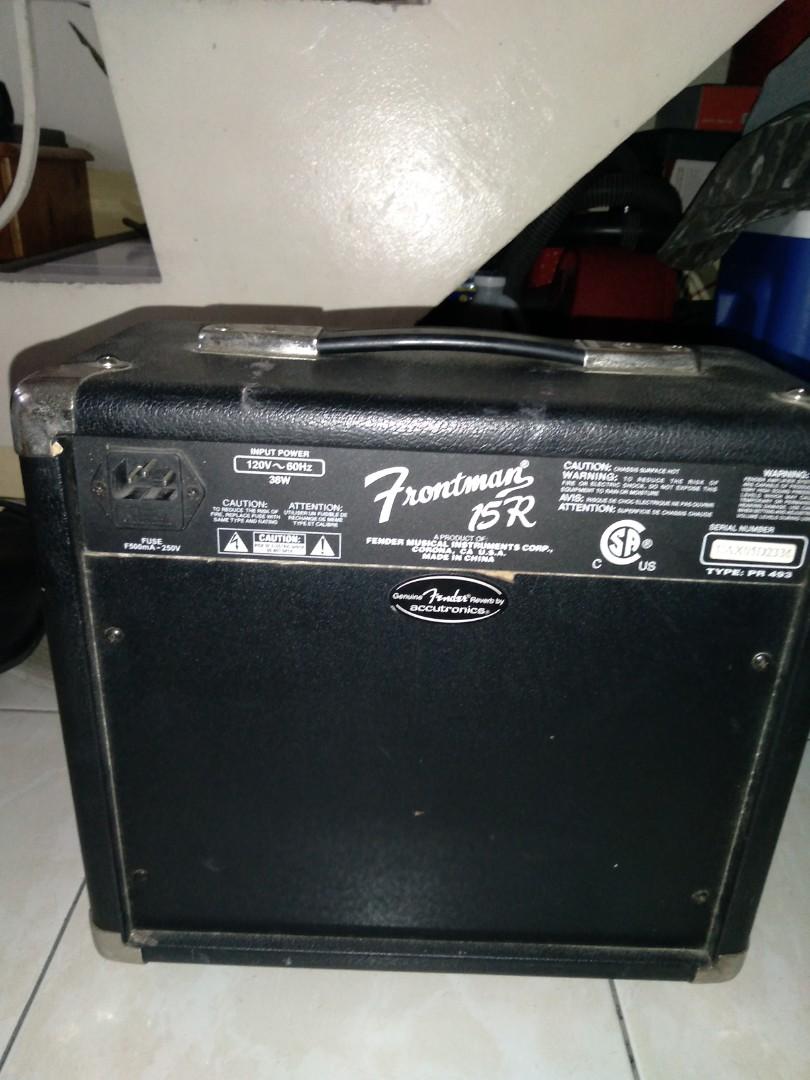 Fender frontman 15r, Audio, Soundbars, Speakers & Amplifiers on Carousell
