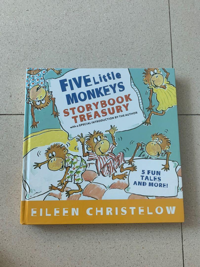 Five little monkeys storybook treasury, Hobbies & Toys, Books ...