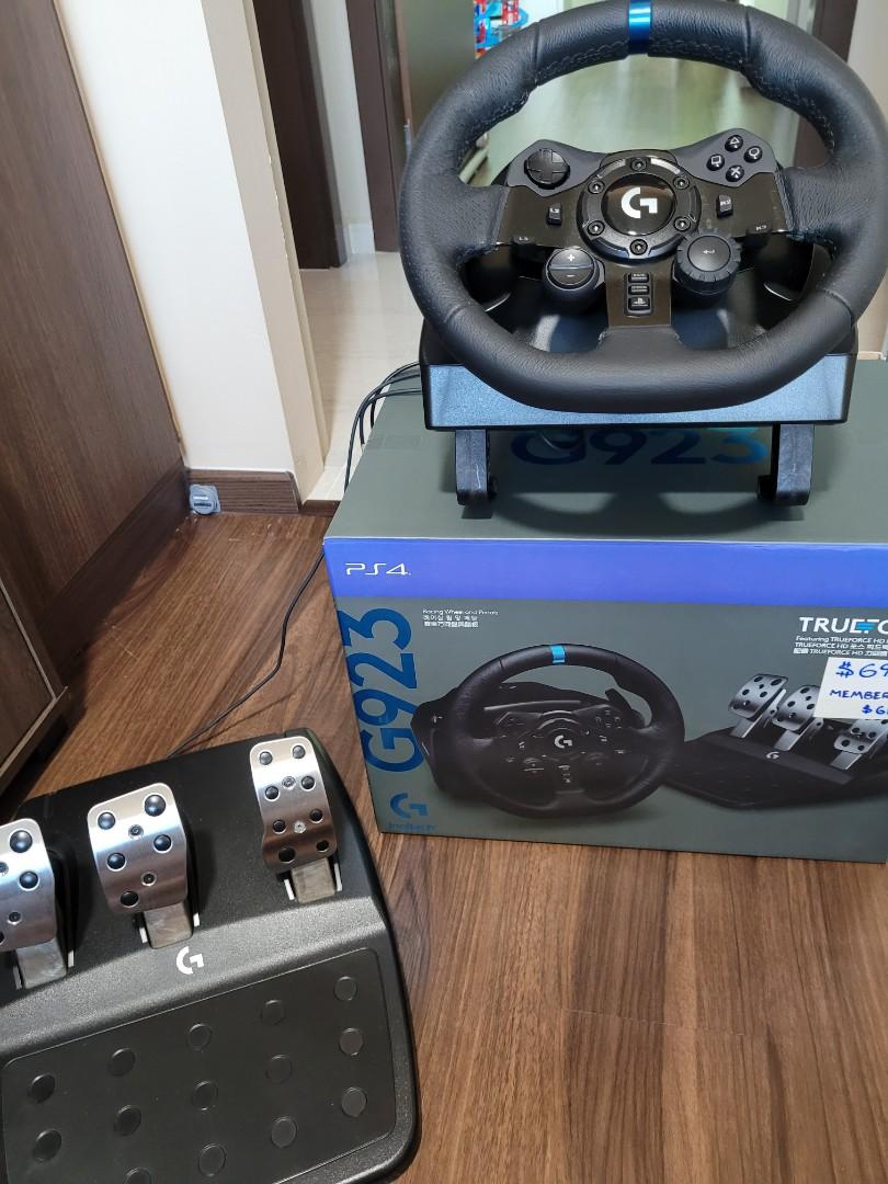 G923 Logitec PS4/PS5/PC RACING WHEEL AND PEDALS, Video Gaming, Gaming ...