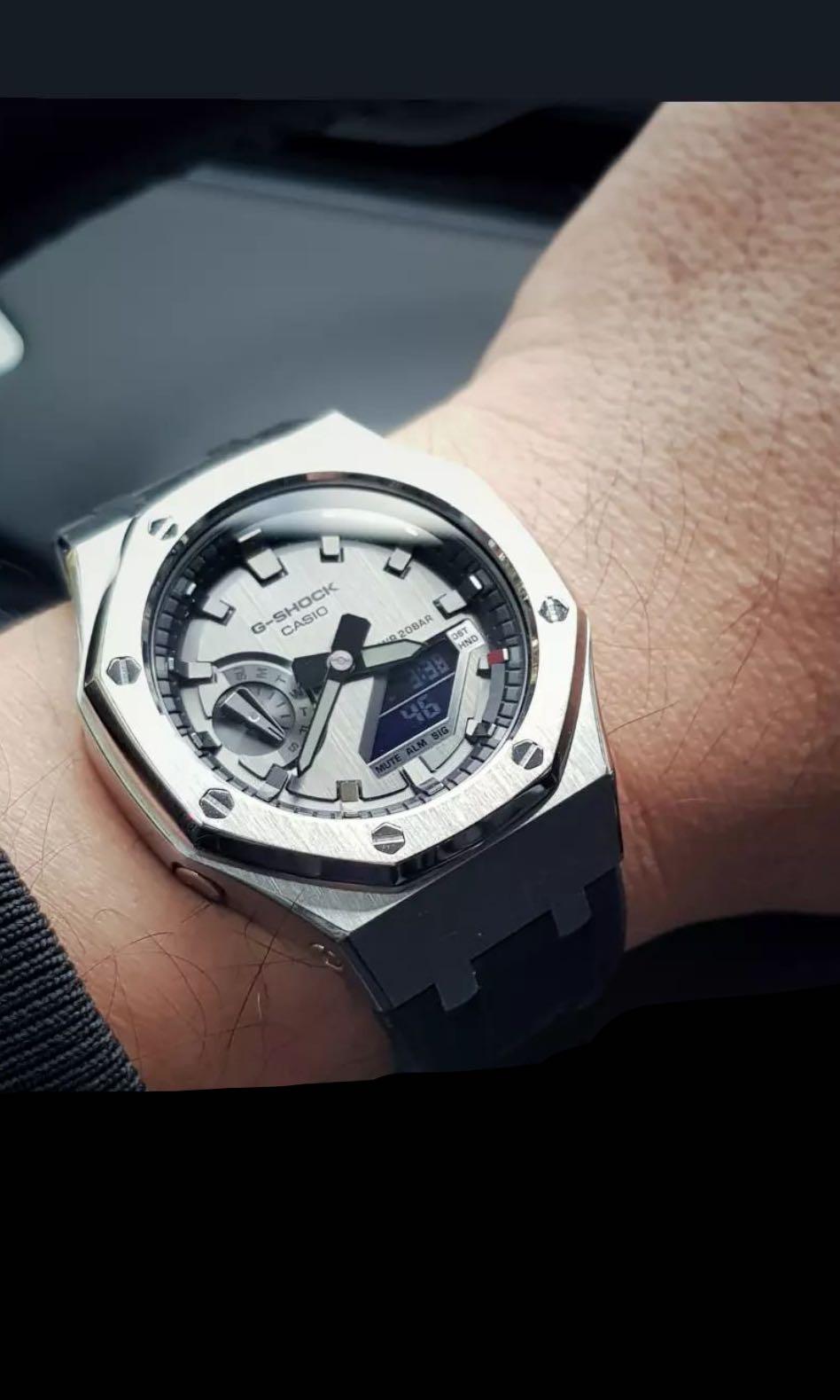 G Shock gm 2100 gm-2100 Casioak gm2100 mod not ga2100 metal series, Men ...