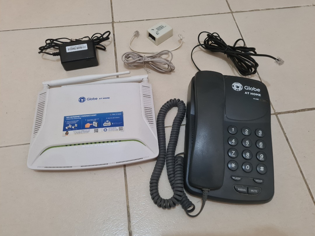 Globe at Home Landline and Router, Computers & Tech, Office & Business ...