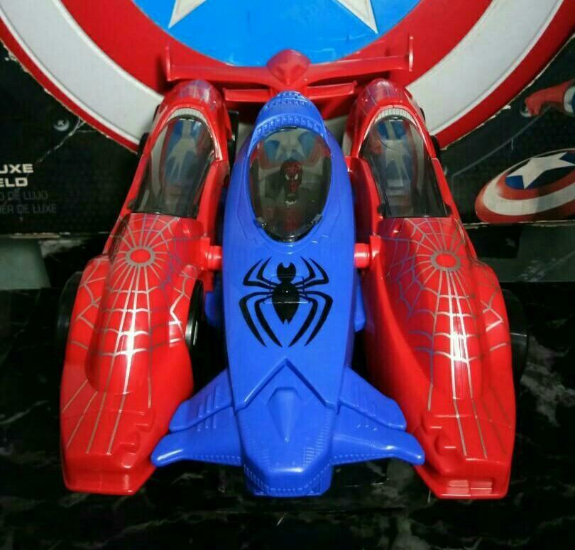 Hasbro Marvel Spider-man All-Mission Racer 5 Vehicles in 1 Spiderman ...
