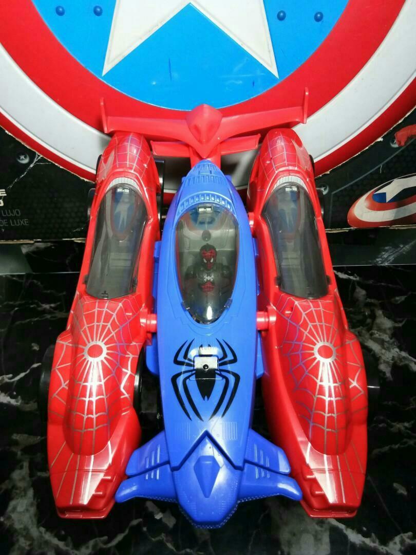 Hasbro Marvel Spider-man All-Mission Racer 5 Vehicles in 1 Spiderman ...