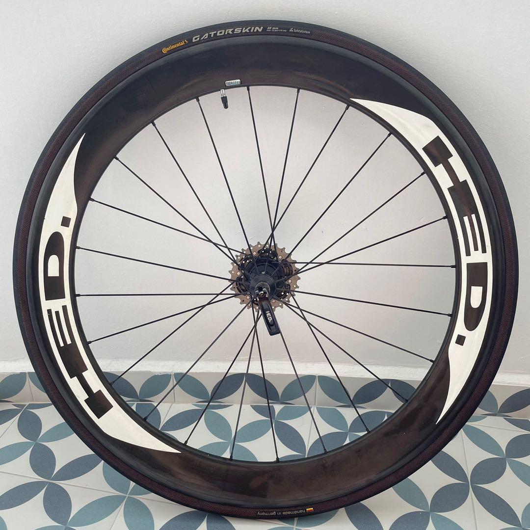 HED 10 speed Carbon Wheelset, Sports Equipment, Bicycles & Parts, Parts ...