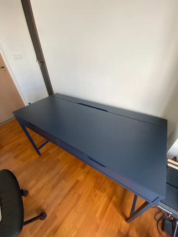 IKEA ALEX Computer Desk (dark blue), Furniture & Home Living, Furniture ...