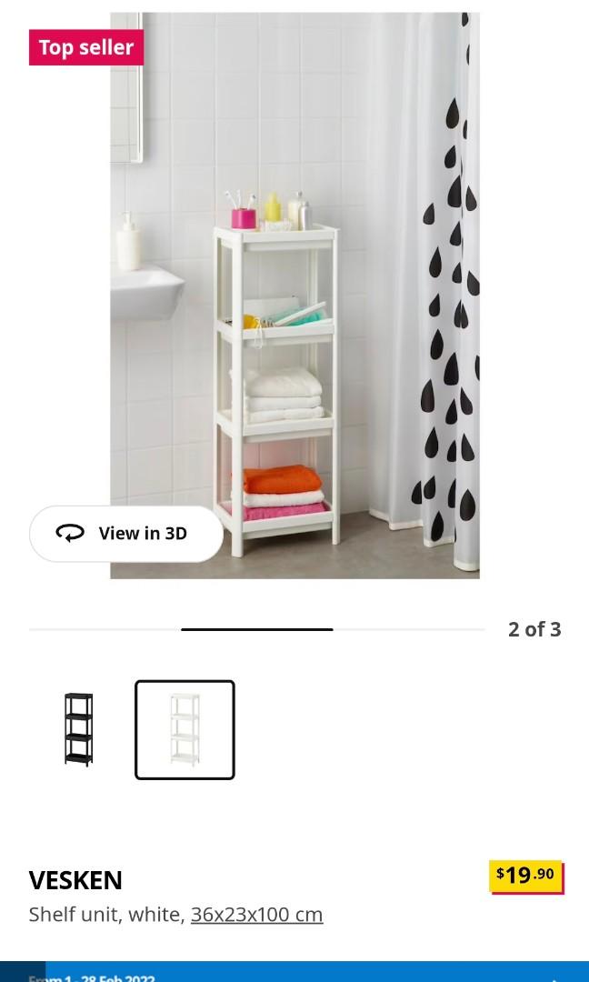 Ikea VESKEN shelf unit, Furniture & Home Living, Furniture, Shelves ...