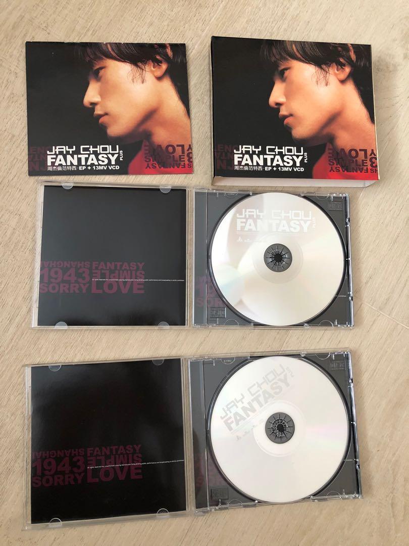 Jay Chou Fantasy Plus。周杰倫。范特西。EP+13MV VCD, 興趣及遊戲, 音樂樂器 & 配件, 音樂與媒體 - CD 及 DVD - Carousell