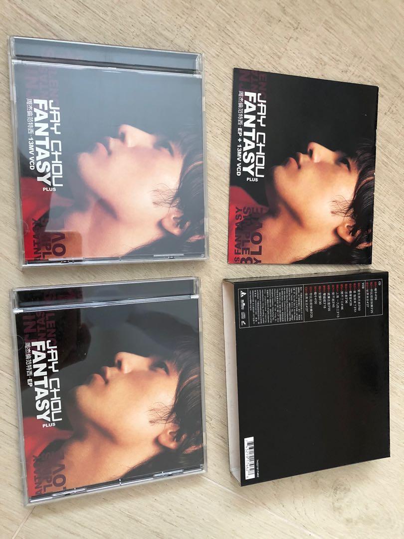 Jay Chou Fantasy Plus。周杰倫。范特西。EP+13MV VCD, 興趣及遊戲, 音樂樂器 & 配件, 音樂與媒體 - CD 及 DVD - Carousell