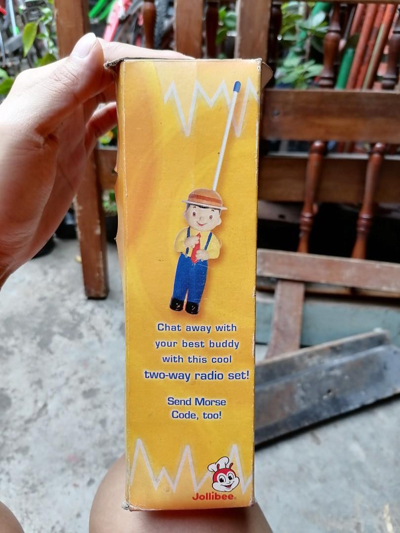 Jollibee Wacky Talky (walkie talkies) Vintage Collectible toy, Hobbies ...