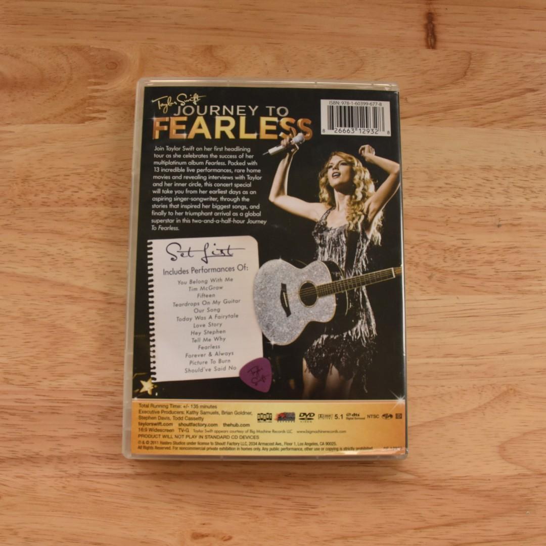 Journey TO Fearless DVD - Taylor Swift, Hobbies & Toys, Music & Media ...