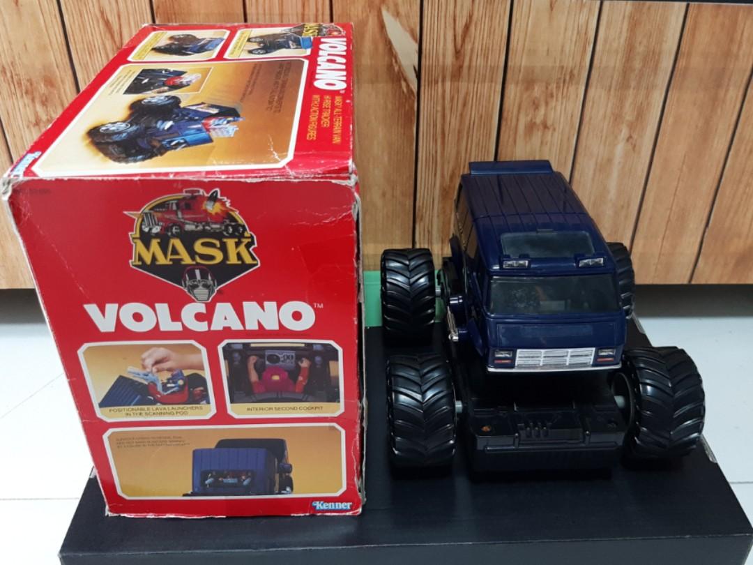 Kenner M.A.S.K MASK Volcano 100% complete and works MIB mint with box ...