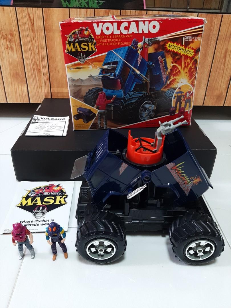 Kenner M.A.S.K MASK Volcano 100% complete and works MIB mint with box ...