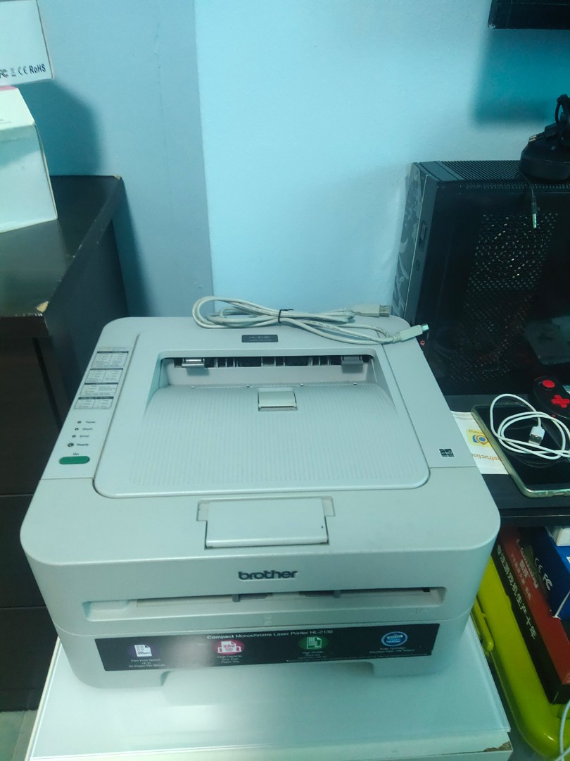 Laser printer brother hl 2130, Computers & Tech, Printers, Scanners ...