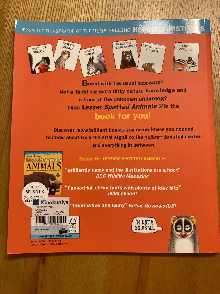 Lesser spotted animals 2 (Martin Brown), Hobbies & Toys, Books ...