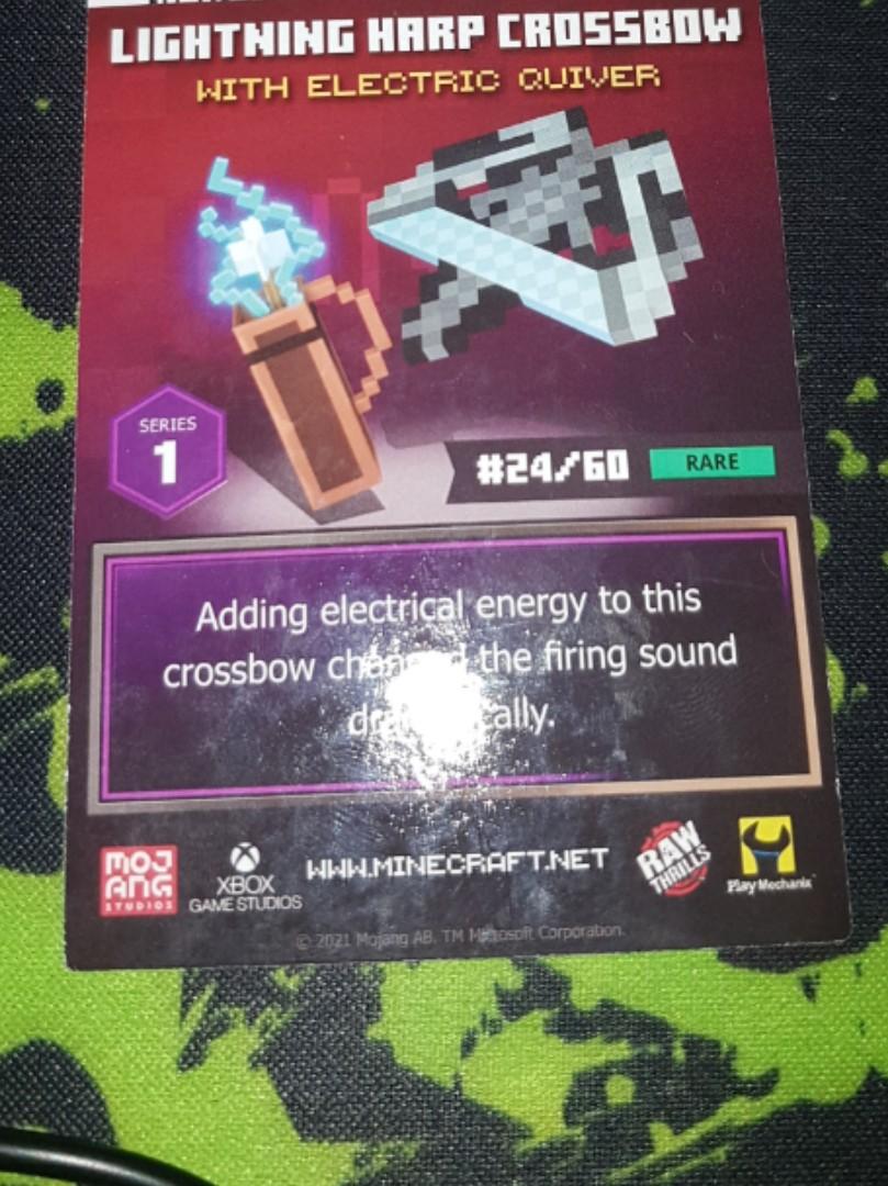 Minecraft Dungeons Arcade Lightning Harp Crossbow, Hobbies & Toys, Toys ...