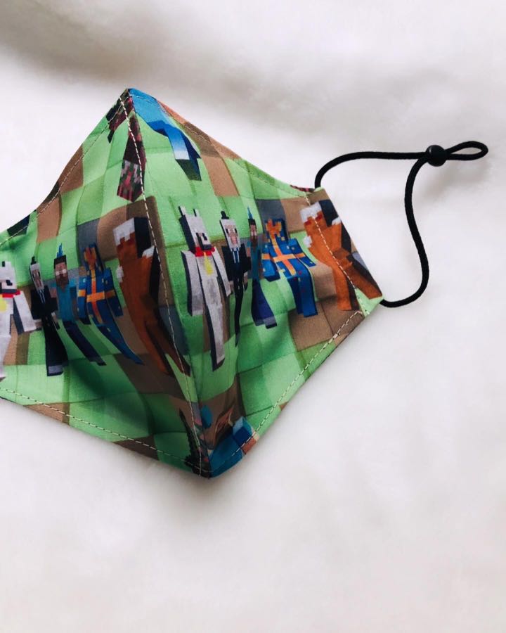 Minecraft mask, Hobbies & Toys, Stationery & Craft, Handmade Craft on ...