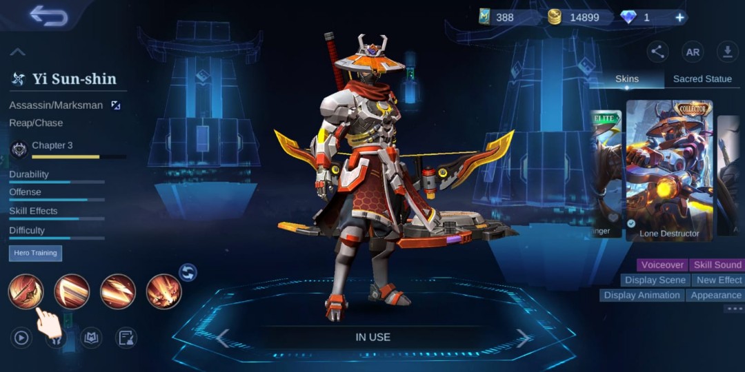 MLBB Account- (YSS Collector/Karina KOF/Grock EPIC Skin) - Mobile ...