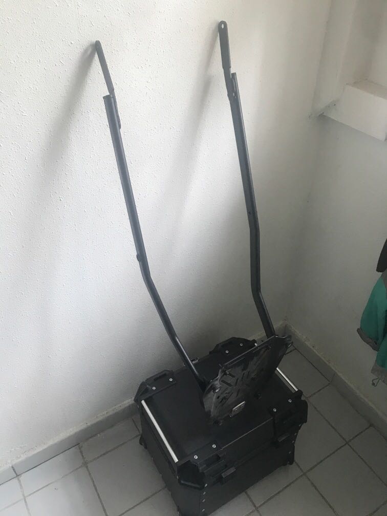 motorcycle rack & box, Motorcycles, Motorcycle Accessories on Carousell