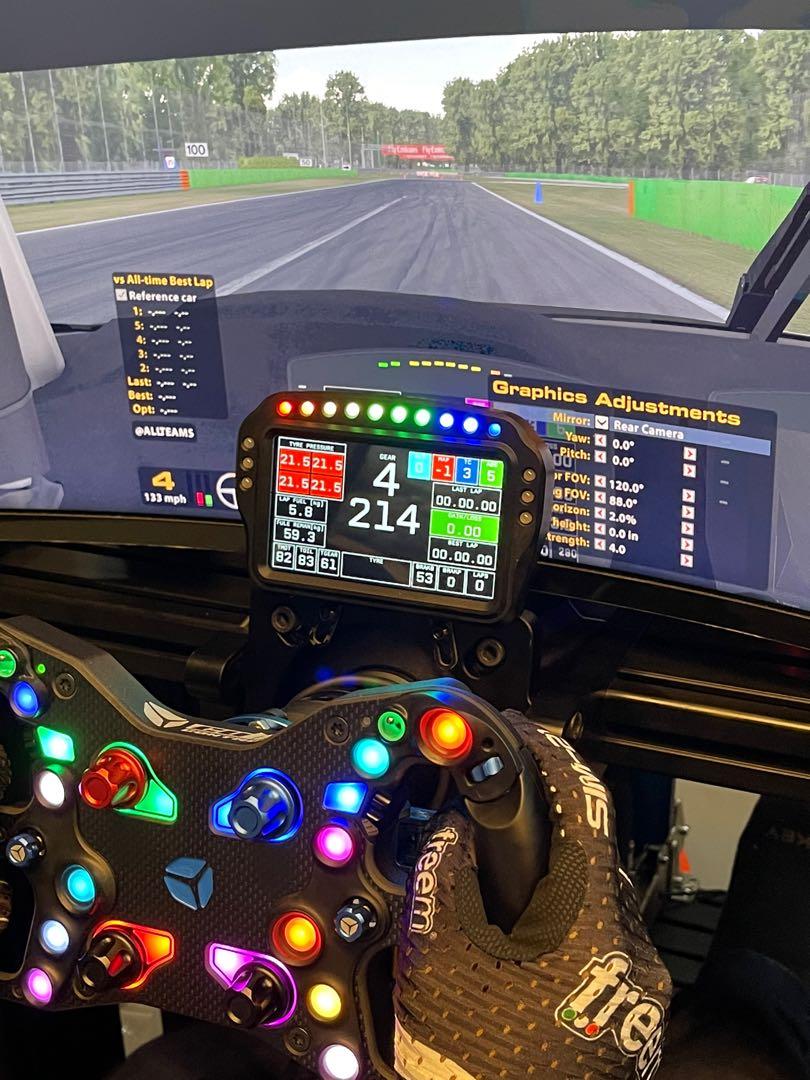 Sim dash / sim racing dash/ racing dash display / sim cluster, Video ...