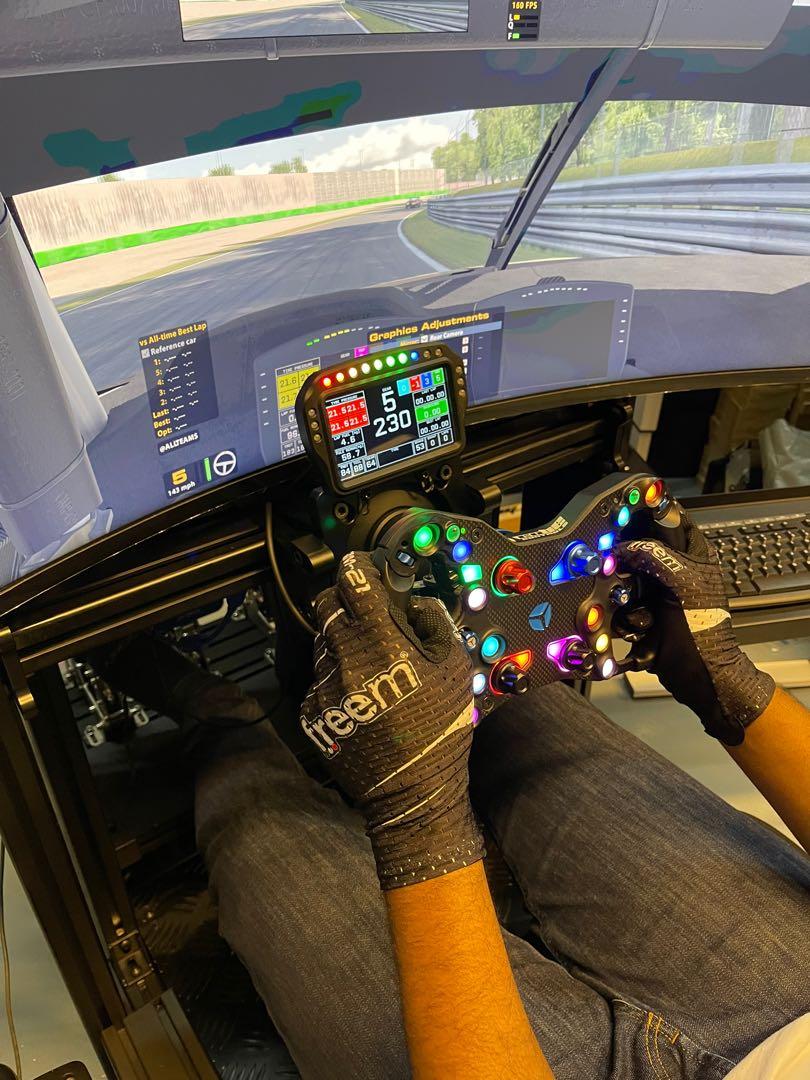 Sim dash / sim racing dash/ racing dash display / sim cluster, Video ...