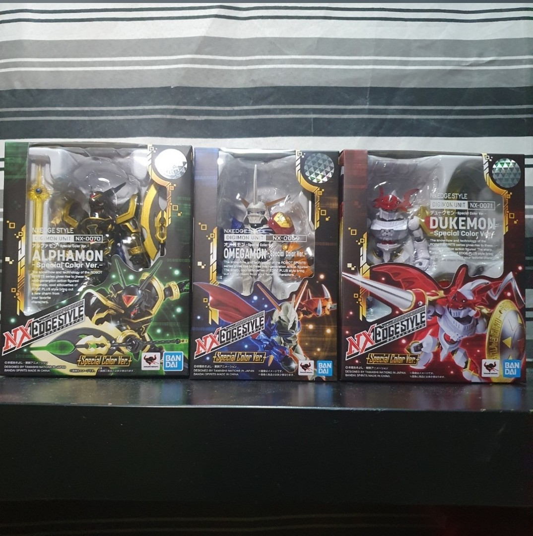 NXEDGE Digimon Omegamon Alphamon Dukemon Special Color, Hobbies & Toys ...