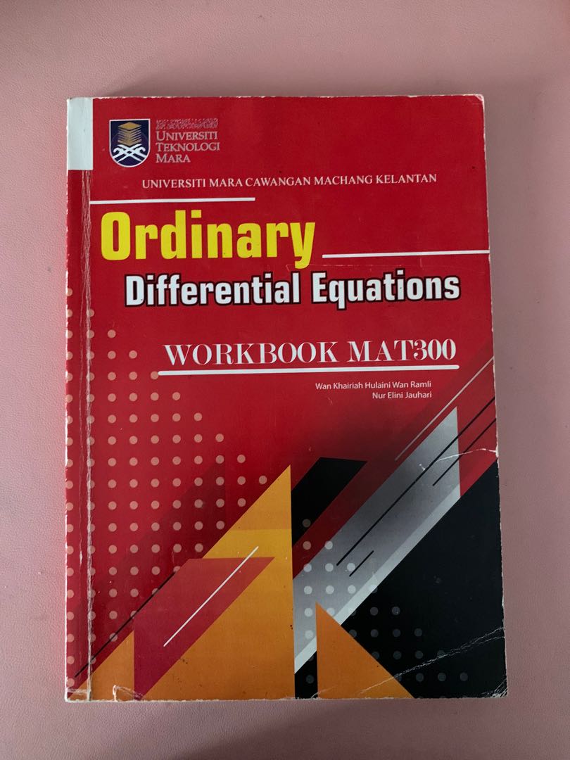 ordinary-differential-equation-mat300-uitm-hobbies-toys-books