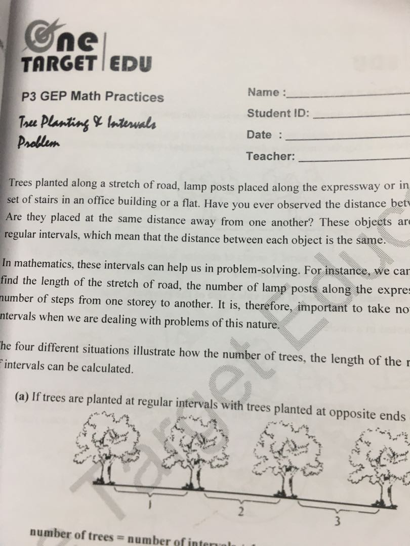 OTE P3 GEP English Math One Target Education / Eng GA Math GA / general ...