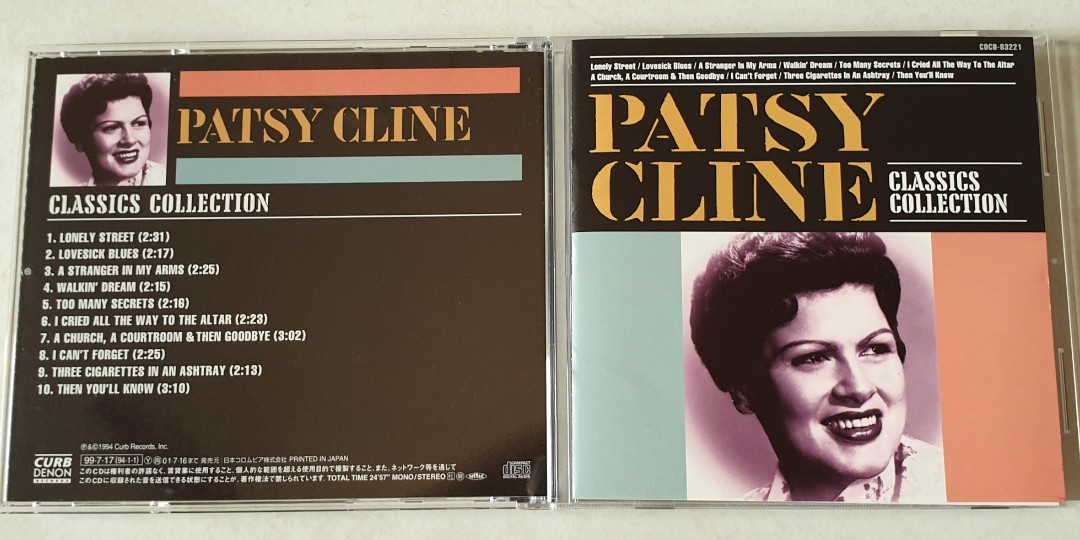 Patsy Cline ~ Classics Collection ( Japan Press ) CD, Hobbies & Toys, Music & Media, CDs & DVDs ...