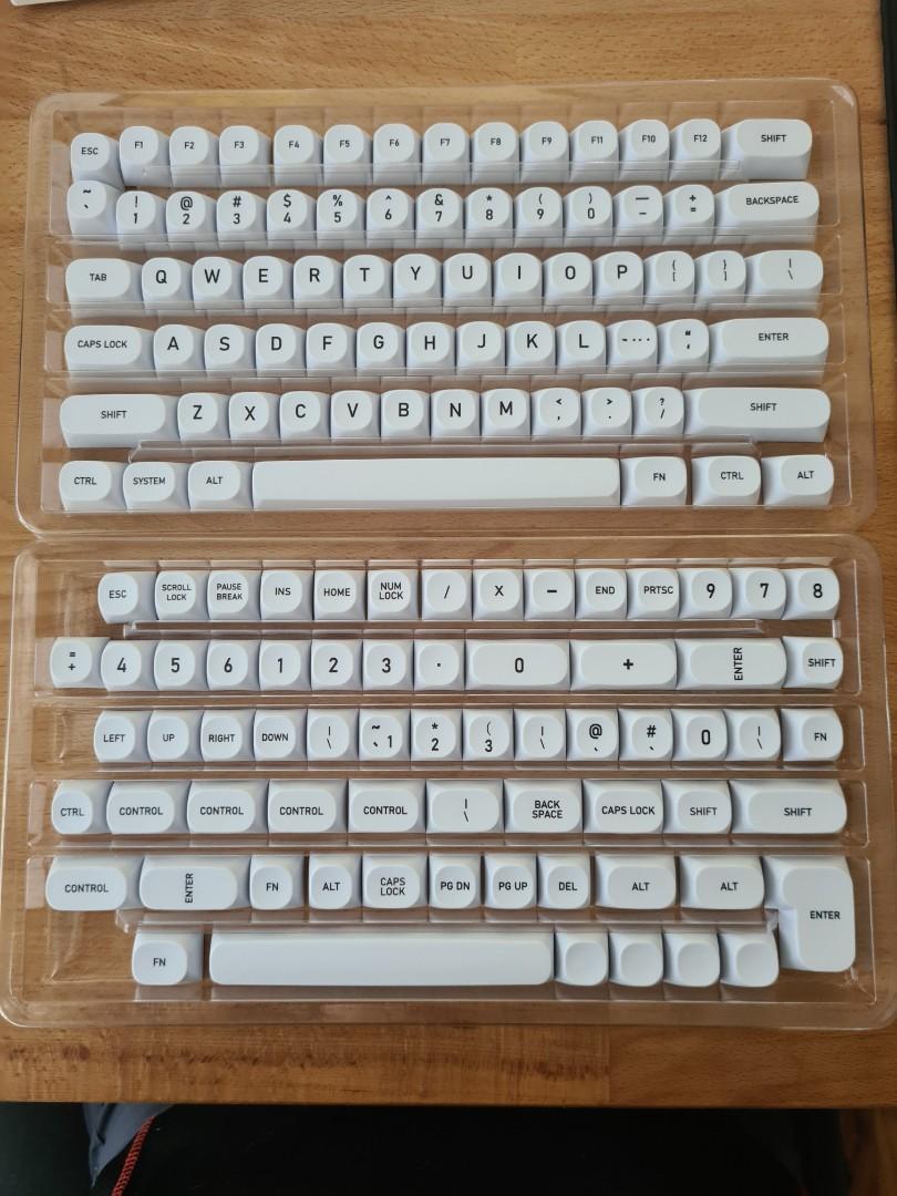 PBT Keycaps MA profile BOW (141 keys), Computers & Tech, Parts ...