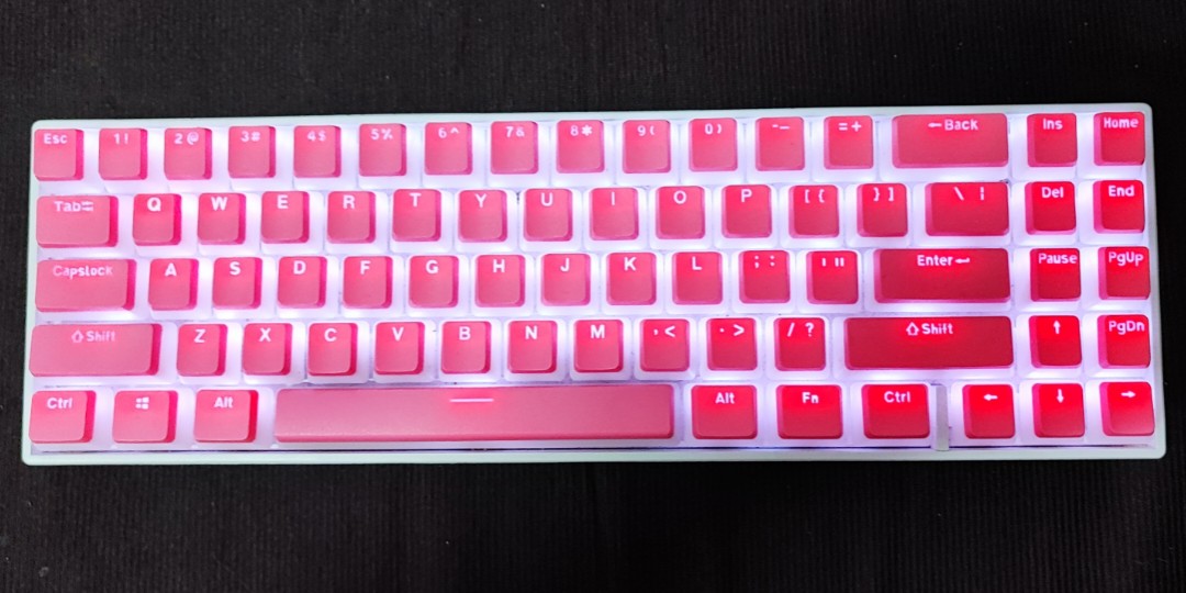 PBT Pink Pudding Keycaps, Computers & Tech, Parts & Accessories ...