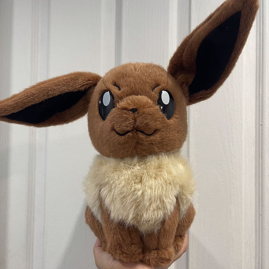 PC Eevee Lifesize Plush, Hobbies & Toys, Toys & Games on Carousell