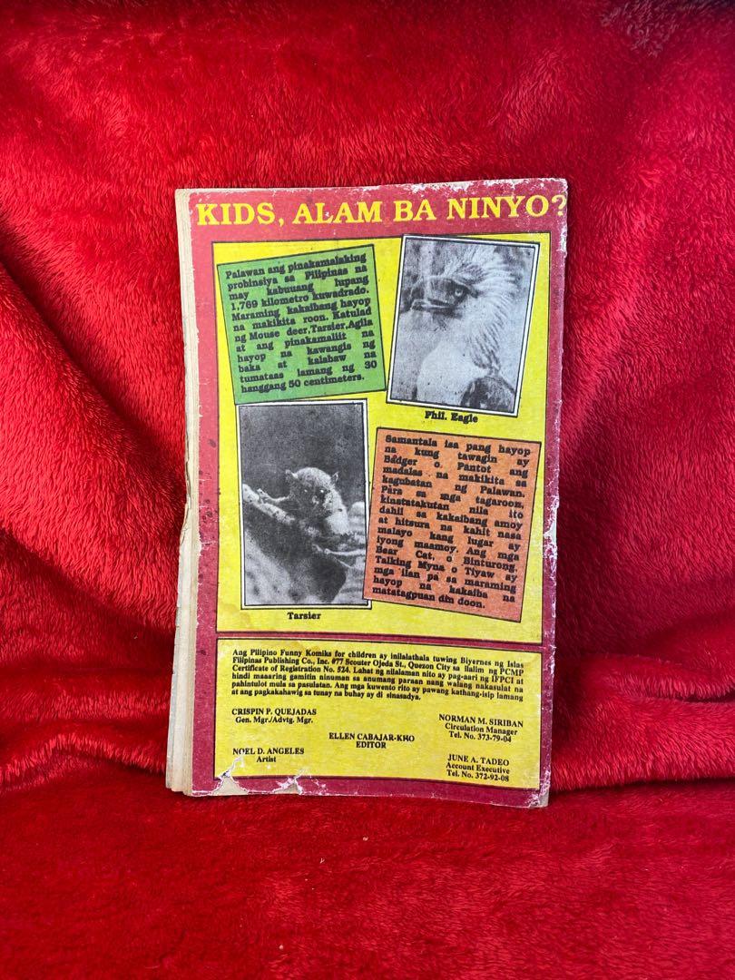 Pilipino Funny Komiks #1098 EKLOK Planet Opdi Eyps Tinay Pinay Yr 1999 ...