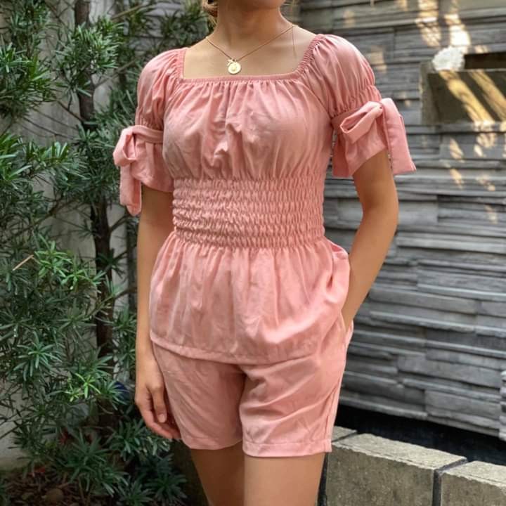 Pink Short Coords, Women's Fashion, Dresses & Sets, Sets or Coordinates ...