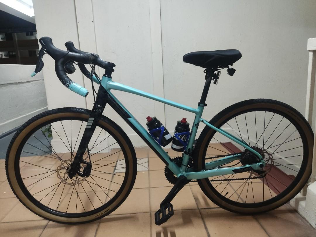 polygon bend r2 gravel/road bike, Sports Equipment, Bicycles & Parts ...