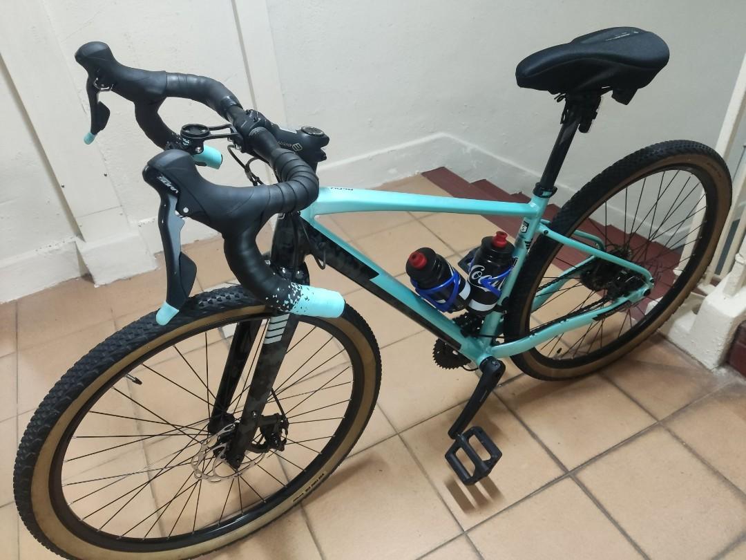 polygon bend r2 gravel/road bike, Sports Equipment, Bicycles & Parts ...