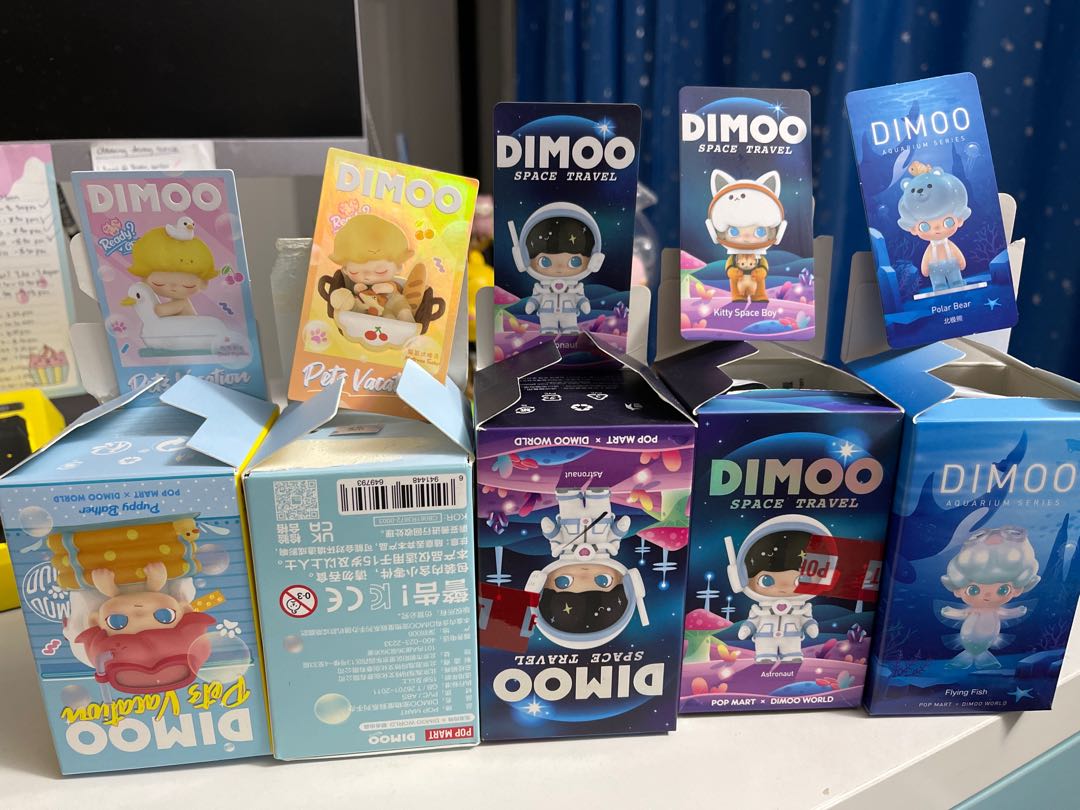 Popmart Dimoo kitty space boy/Astronaut/Jet boy/Earth baby/Explorer ...