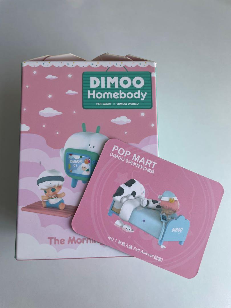 （包平郵 ️）Popmart pop mart Dimoo 宅宅系列 乖乖入睡 Fall asleep 已拆袋 盒卡袋全齊 可影細節, 興趣及 ...
