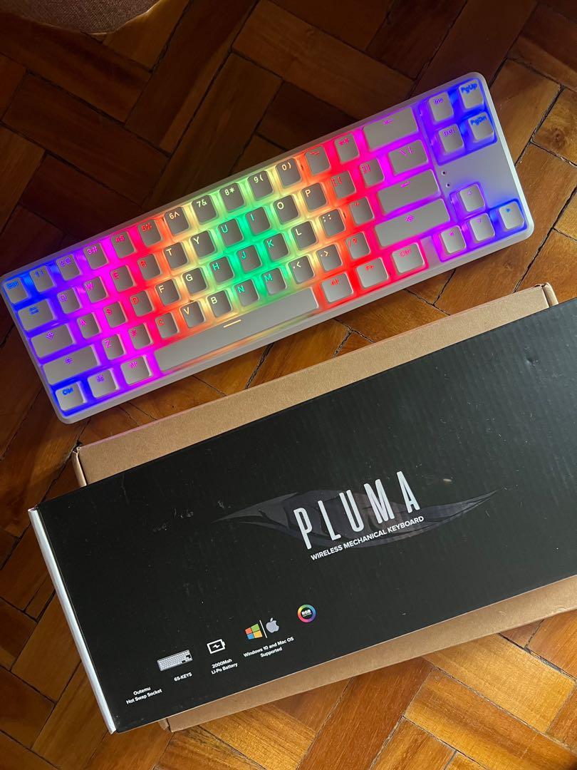 RAKK Pluma Mechanical Keyboard + Pudding Keys [Bundle], Computers ...