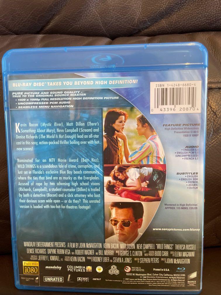 (Rare)(Unrated) Wild Things Blu-ray ( Bluray ), Hobbies & Toys, Music & Media, CDs & DVDs on ...