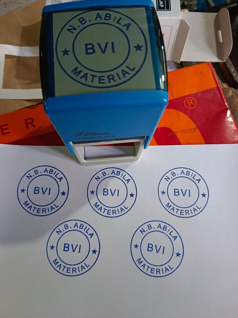 Rubber Stamp Computerized Made, Looking For on Carousell