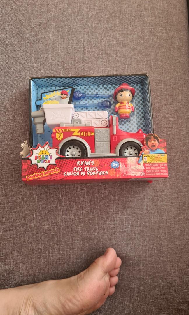 Ryan's World Fire Truck, Hobbies & Toys, Toys & Games on Carousell